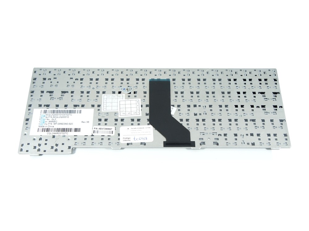 Teclado para notebook LG A410 C400 AEQL7600010 AEW73049806 | Plug importing