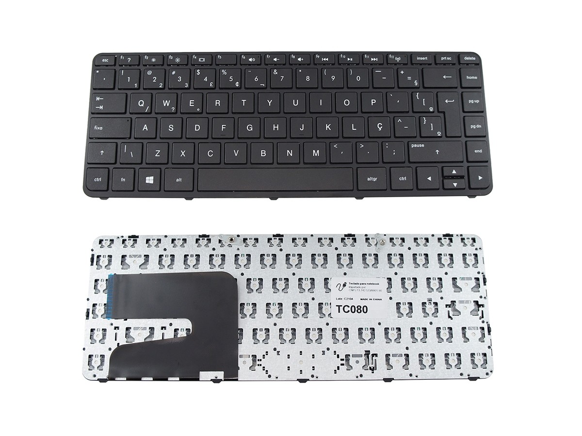 Teclado para notebook HP Pavilion 14-N040BR | Plug importing