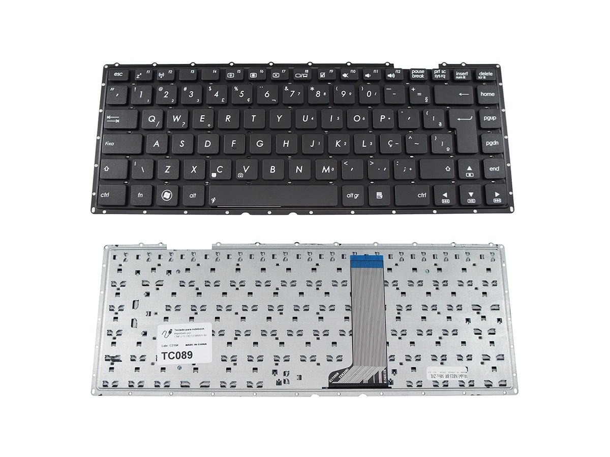 Teclado para notebook Asus F401E V451 Z450L Z450LA | Plug importing